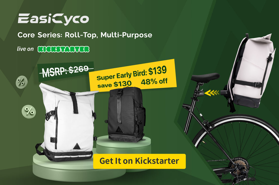 EasiCyco | Rack-Free Stable Cycling Backpack – easicyco